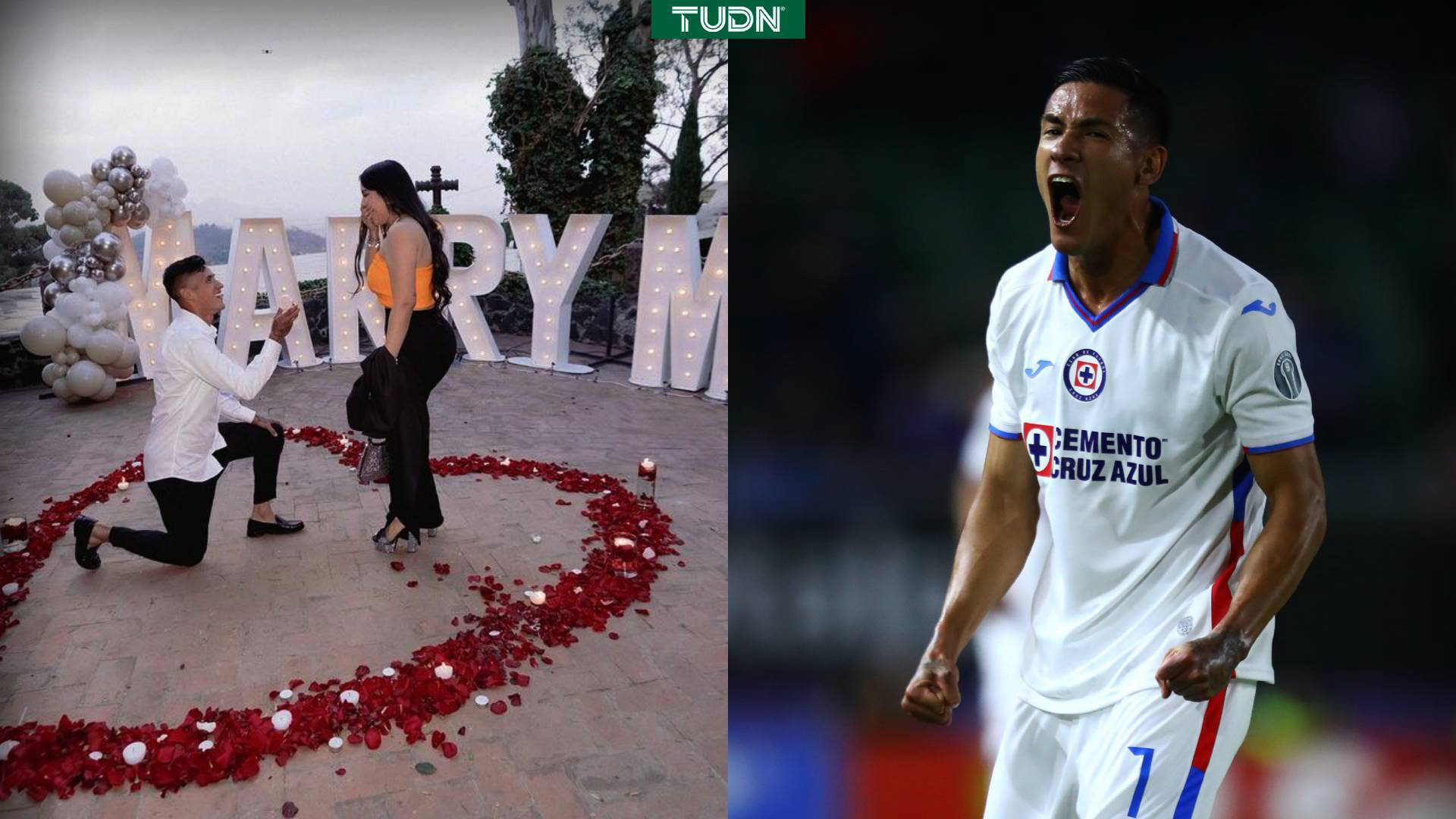 Uriel Antuna de Cruz Azul no falla: propone matrimonio a la mamá de sus hijos y le da el sí ...