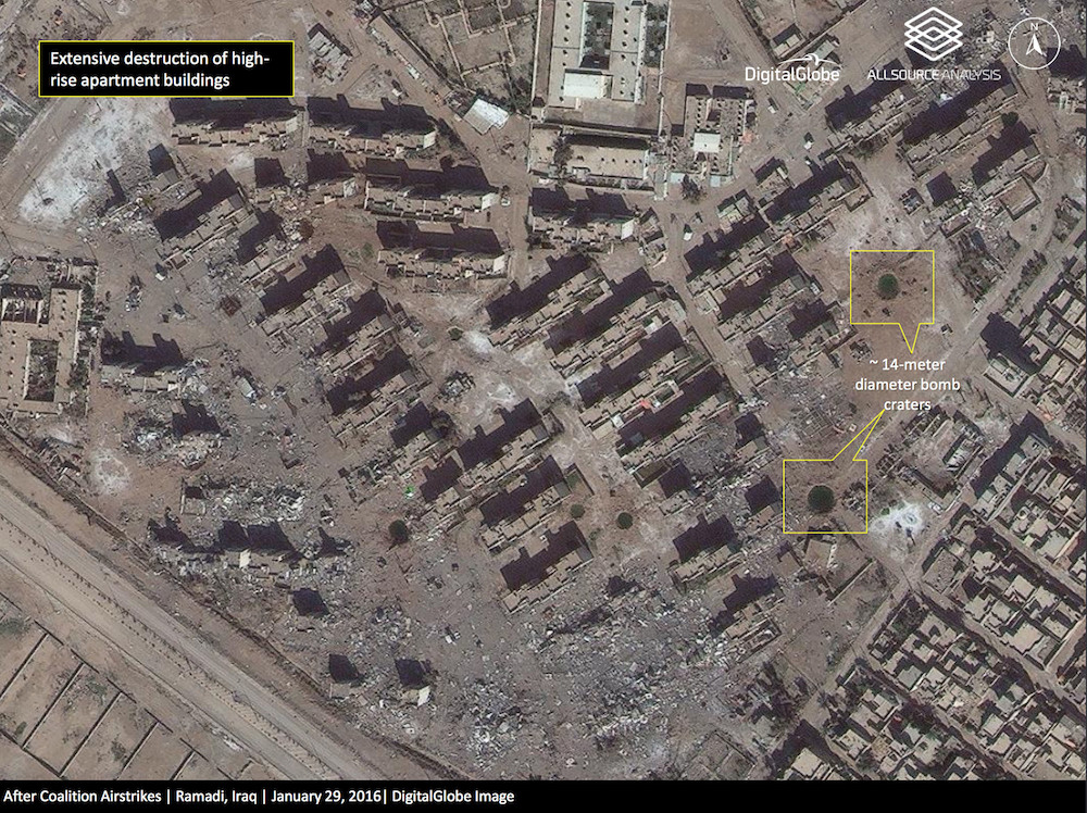 Ramadi reducida a escombros: el costo de liberar una ciudad del yugo ...