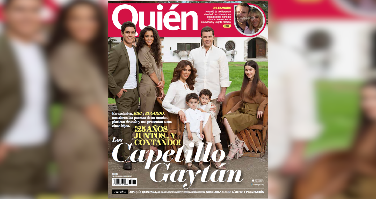 Bibi Gaytán, Eduardo Capetillo y sus cinco hijos abrieron las puertas ...