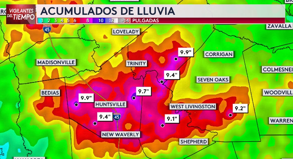 Riesgo de tiempo severo en el condado Harris: así avanzan las tormentas ...