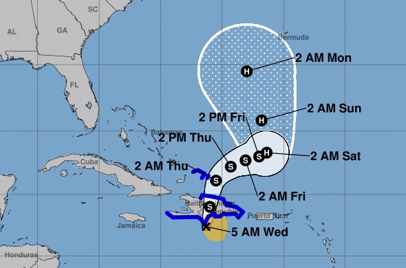 Tormenta tropical Franklin está tocando tierra en República Dominicana: también afectará a Haití ...