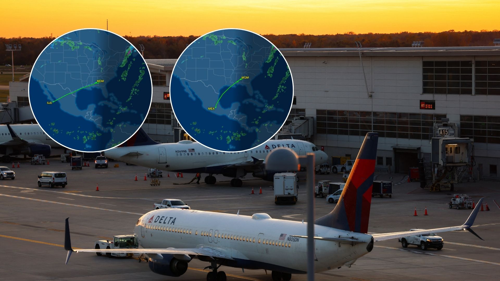 Pasajeros de dos vuelos provenientes de México a Atlanta se ven ...