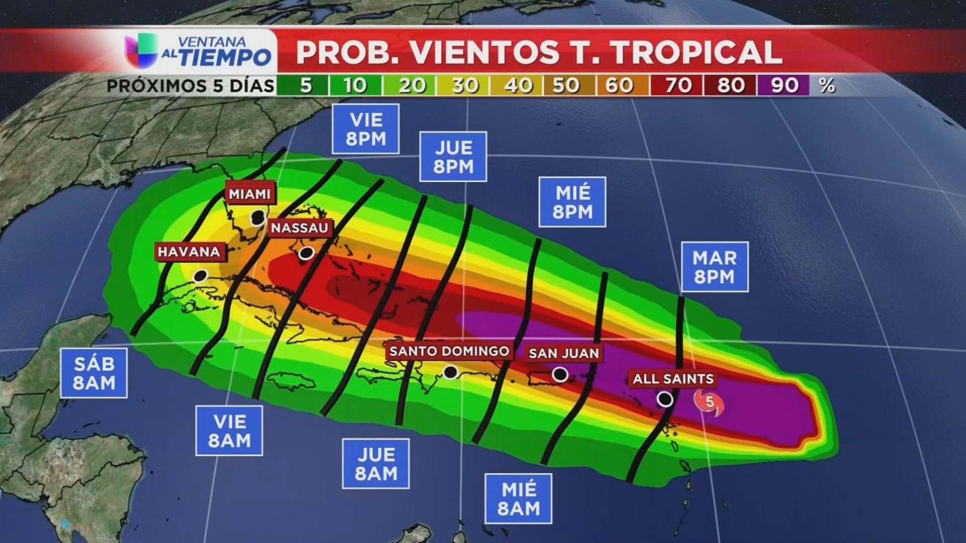 Este es el último pronóstico de la posible trayectoria del huracán Irma ...