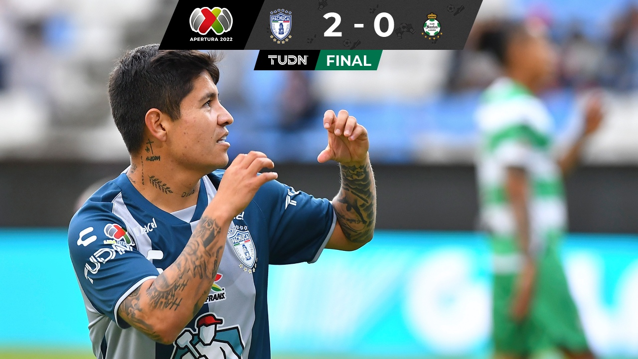 Pachuca 2-0 Santos Laguna, Jornada 12 Apertura 2022 Liga MX. Goles ...