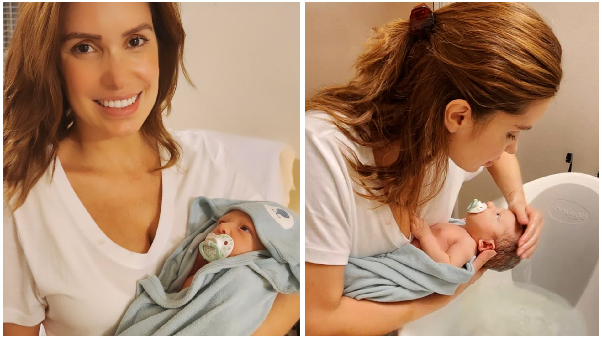 Andrea Escalona termina el 2022 bailando con su hijo recién nacido y ...