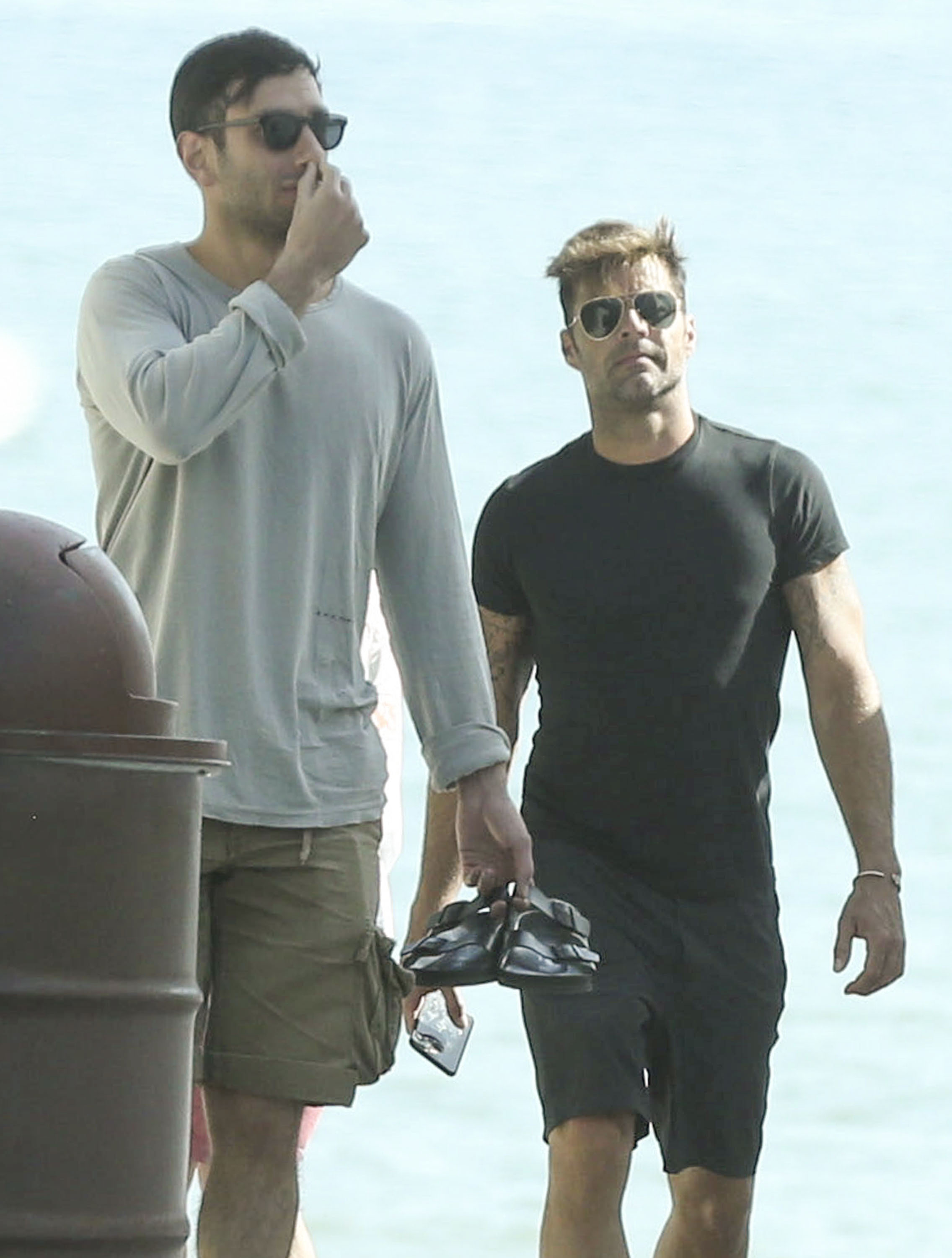 Ricky Martin pasea por Puerto Rico con su pareja, el artista Jwan Yosef ...