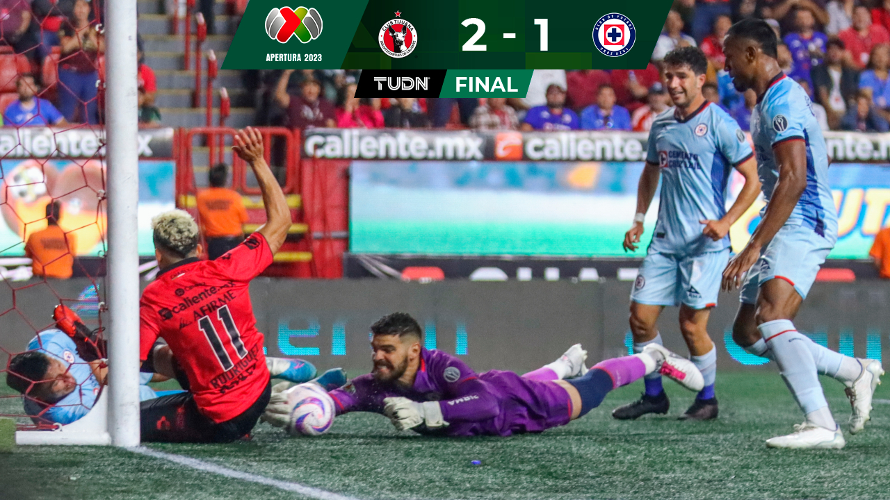Cruz Azul vs. Xolos Tijuana: resumen goles resultado del partido ...