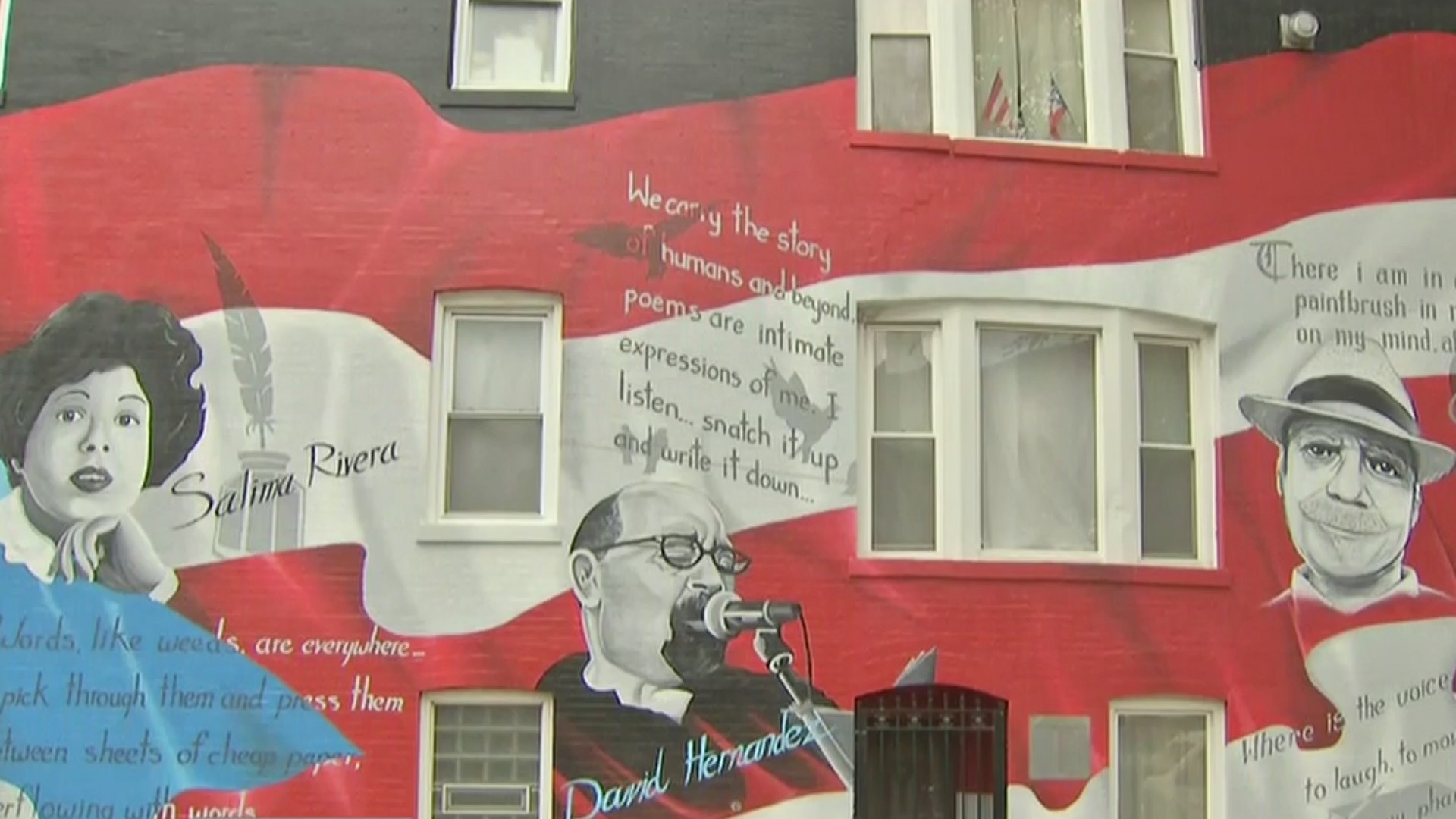 Inauguran gigantesco mural en Chicago para honrar a artistas ...