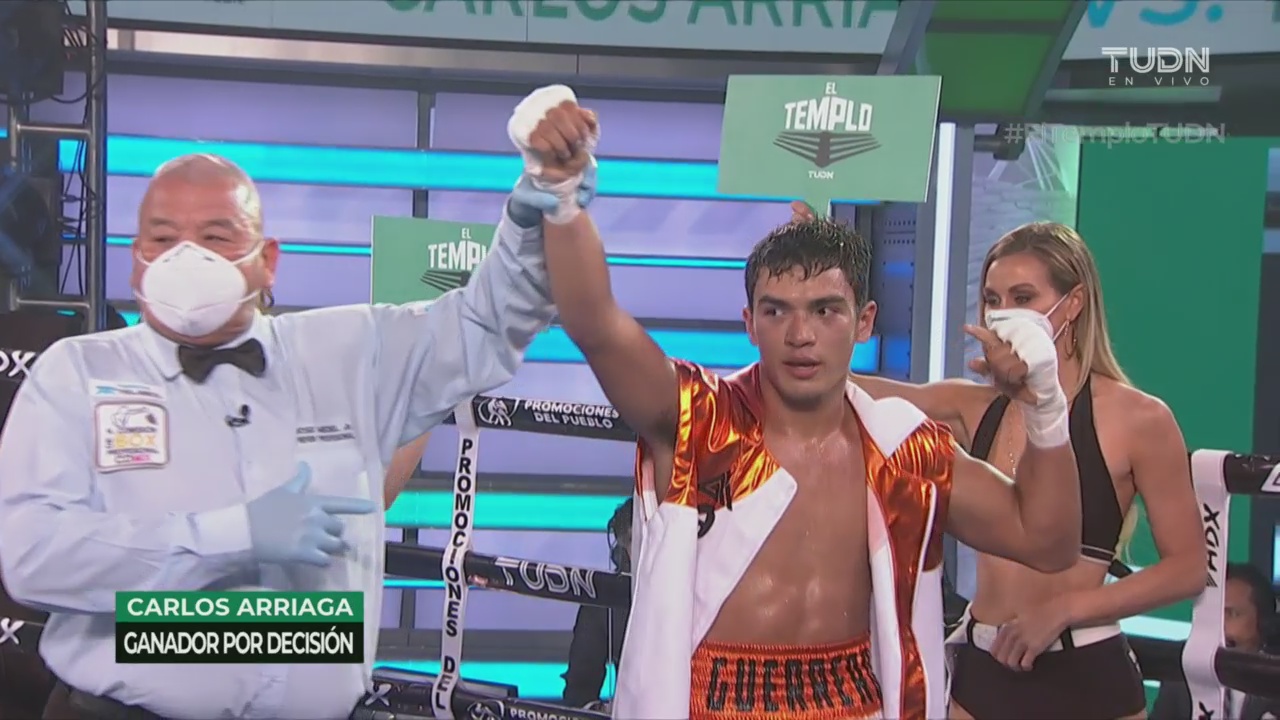 Resumen | Carlos Arriaga venció a Ismael Aviles en pelea de debutantes ...