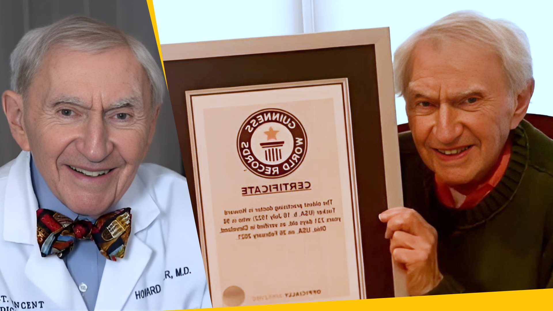 Howard Tucker, el doctor de 101 años que no quiere ni puede dejar de ...