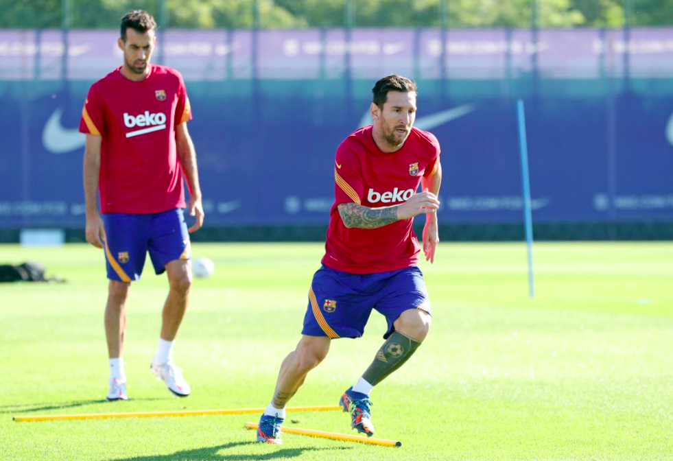 Lionel Messi entrena de forma voluntaria con FC Barcelona | Deportes ...