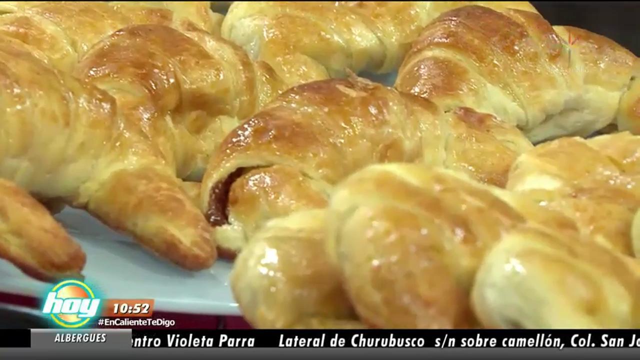 Cocina cuernitos rellenos de cajeta | Shows Hoy | Las Estrellas