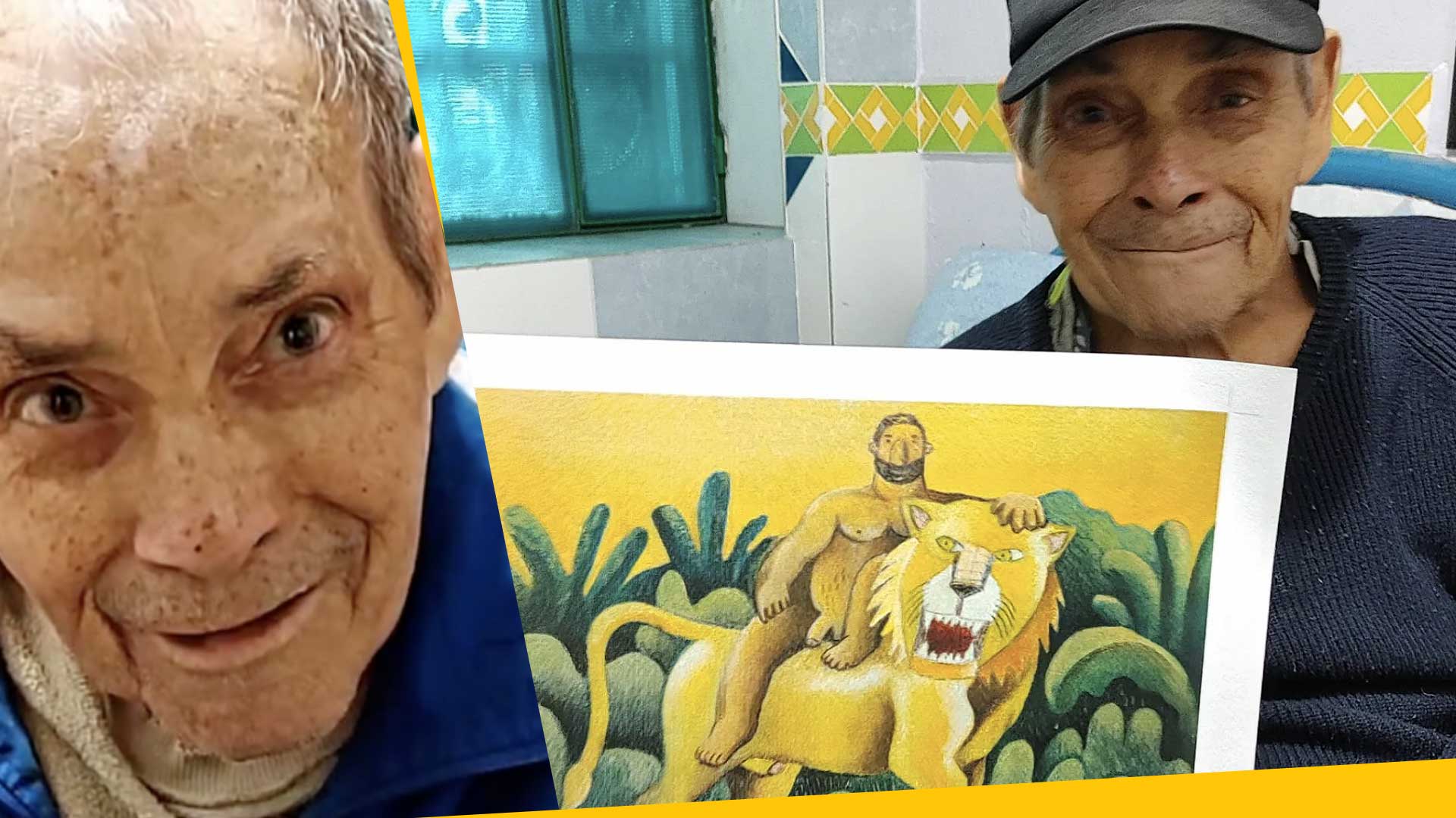 Don Baldemar, de 77 años, vivió 10 años en la calle y consiguió hogar gracias a sus dibujos: su ...