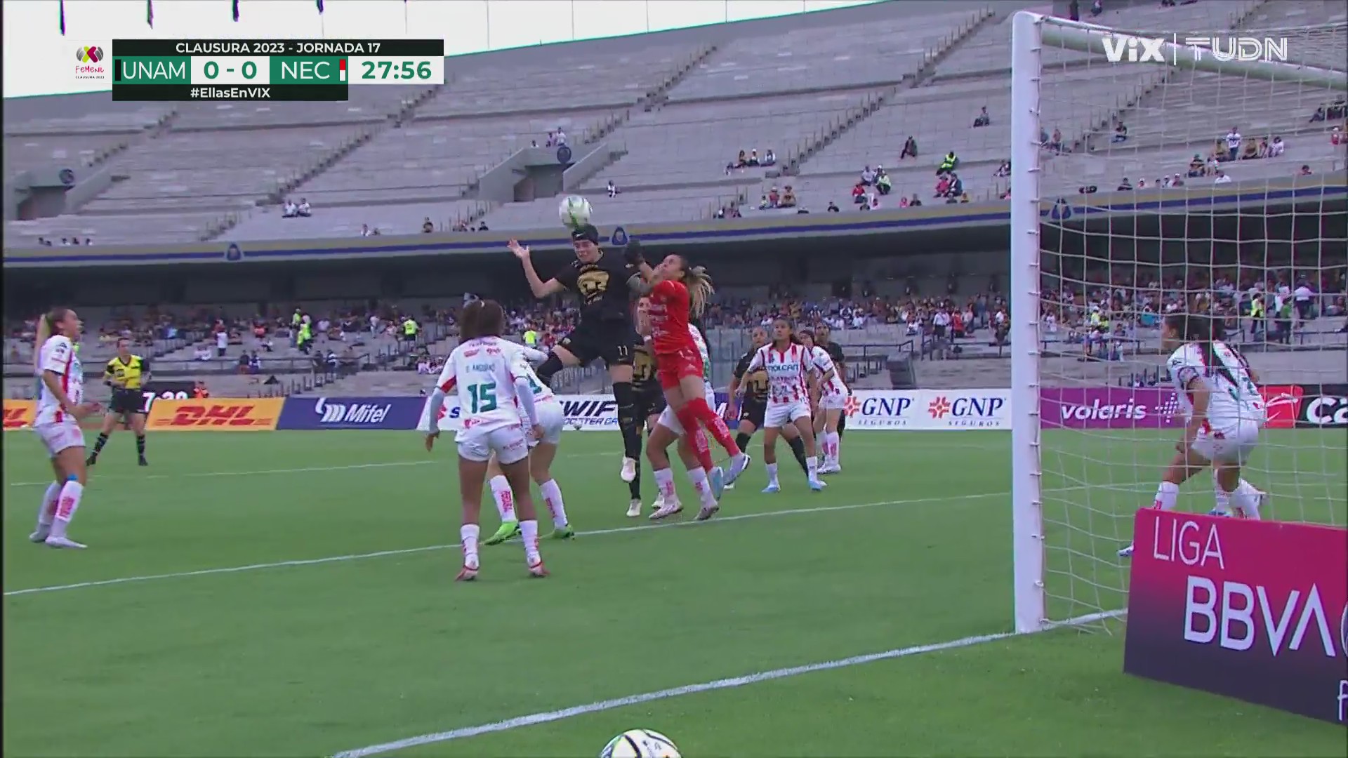 Luz Duarte cerca de meter gol para Pumas con un cabezazo | Deportes ...