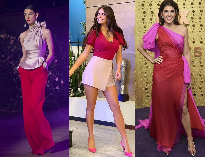 Aquí la prueba de que la combinación de rosa y rojo es el nuevo ‘combo ...