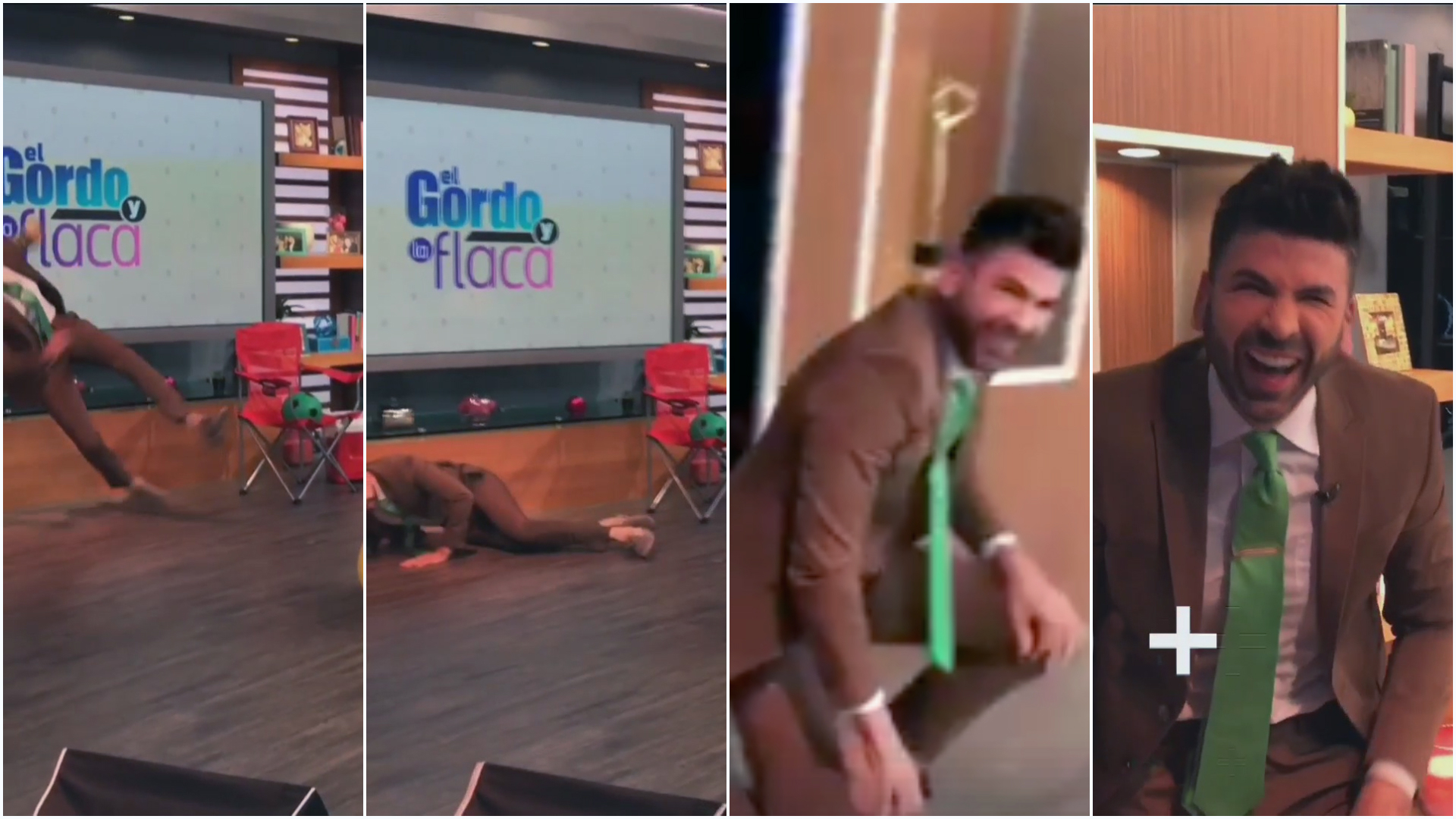 (En video) El resbalón de su vida: Jomari Goyso terminó en el piso cuando quiso pasarse de ...