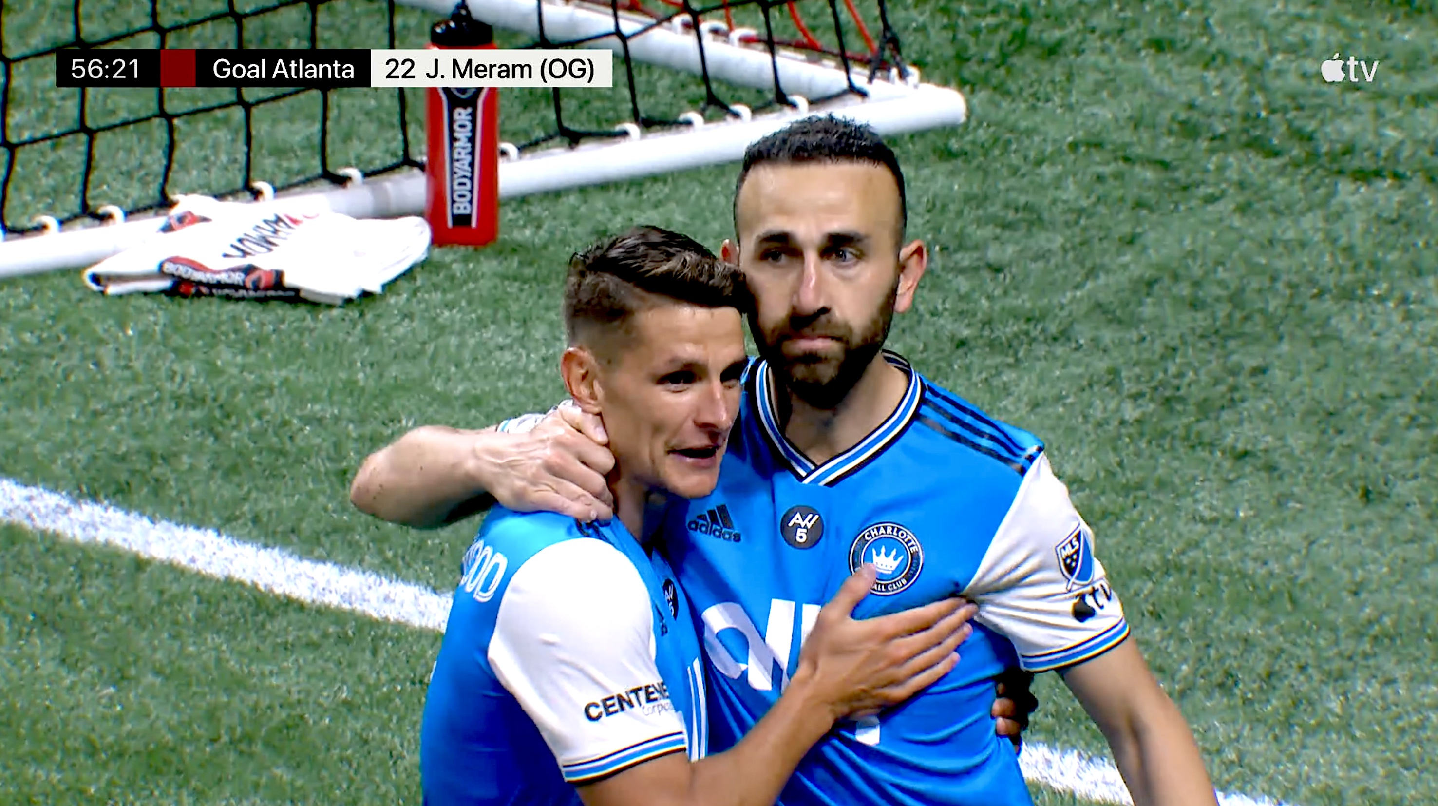 ¡Jugadón, golazo y doblete! Justin Meram marca el tercero y Charlotte ...