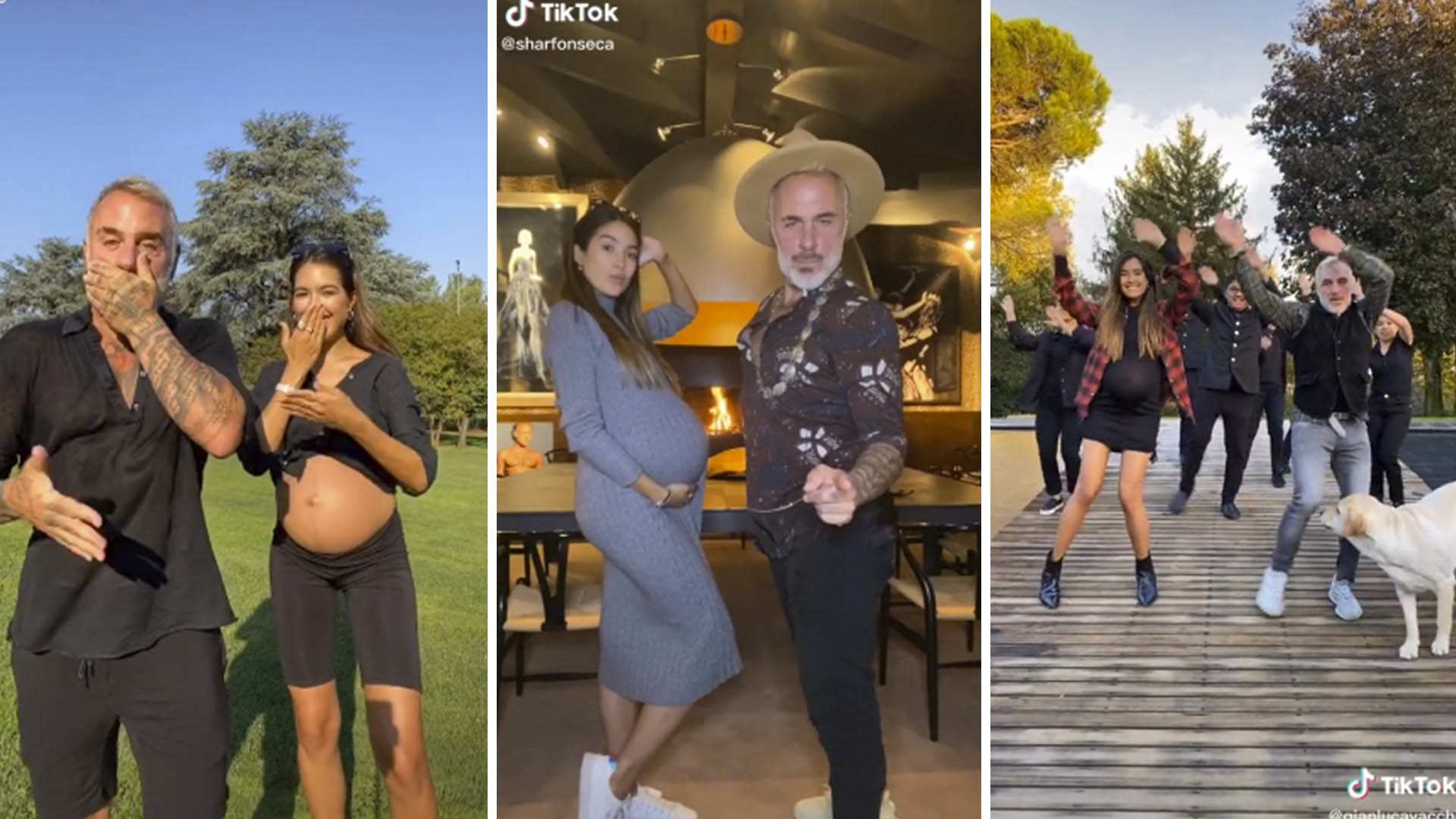 Fans de Sharon Fonseca y Gianluca aseguran que su bebé saldrá muy ...