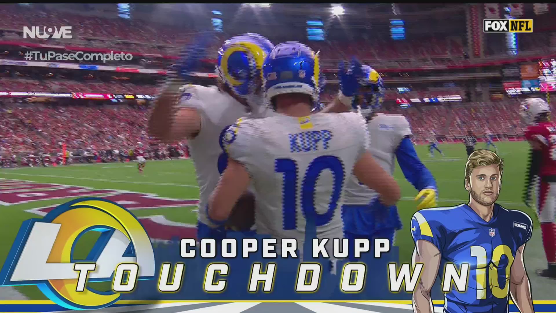 ¡TD Rams! Cooper Kupp acarrea el ovoide y llega a las diagonales ...