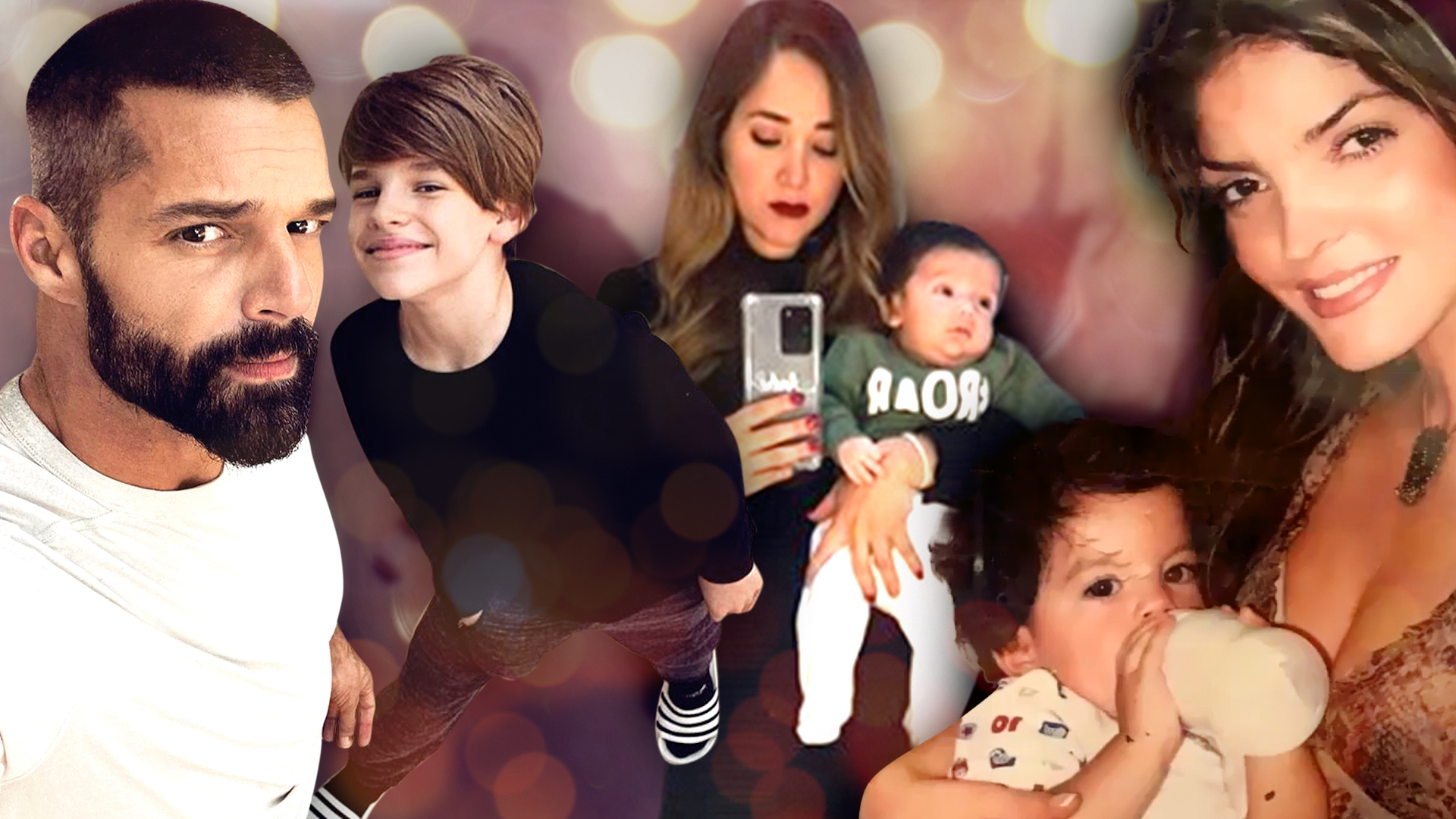 Ricky Martin, Sherlyn y otros famosos que nada los detuvo en su deseo ...