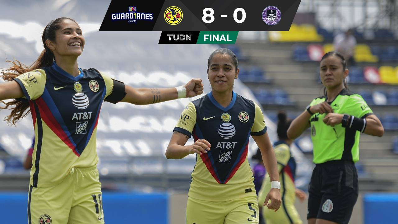 Daniela Espinosa hace historia en goleada del América | Deportes Liga ...