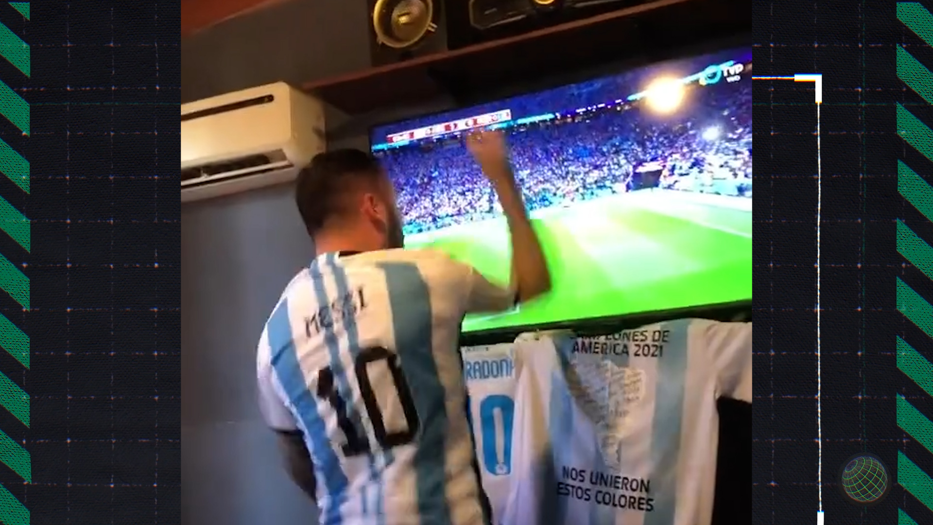 Qué hizo?! Fan rompe su TV con el 1-0 de Messi ante México | Deportes ...