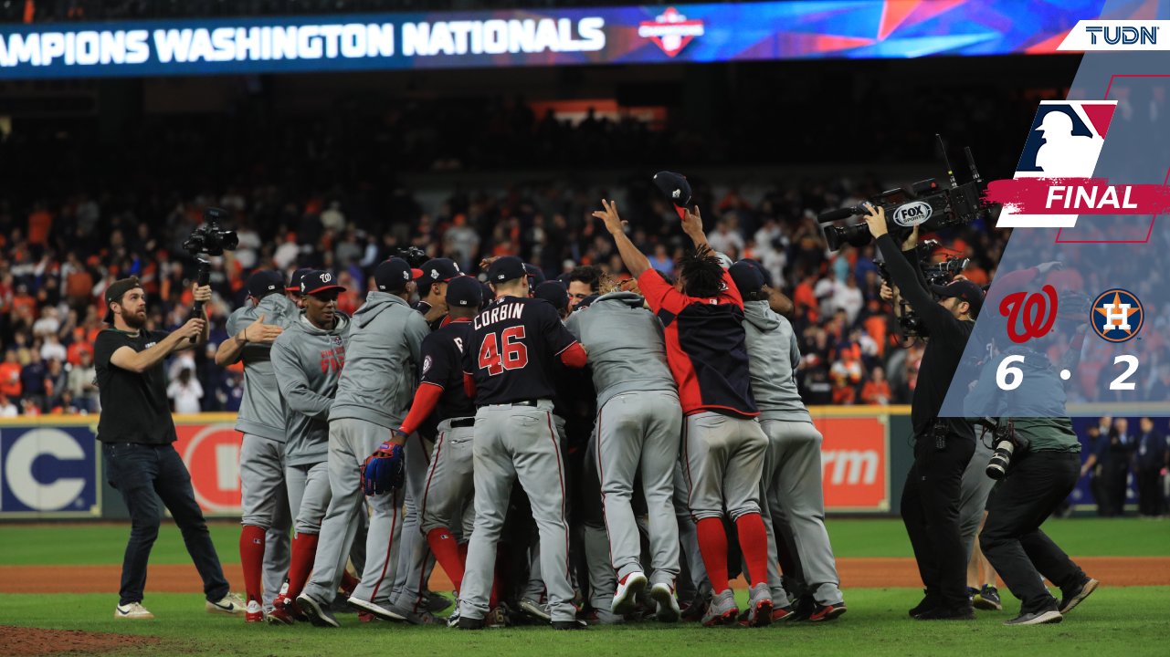 Los Nationals desafían toda lógica y conquistan la Serie Mundial | TUDN ...