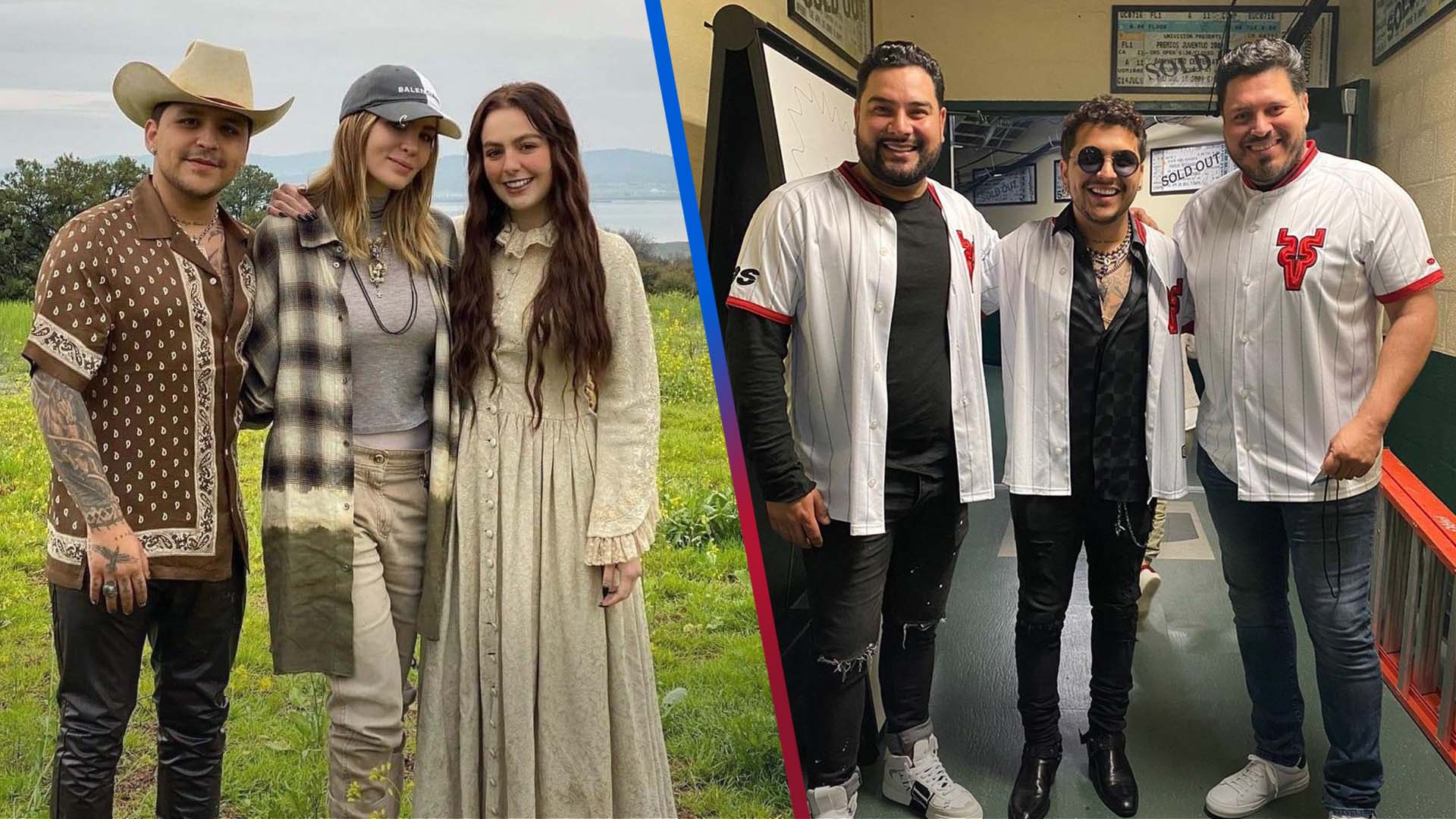 Así fue el detrás de cámaras del video de Christian Nodal y la Banda MS ...