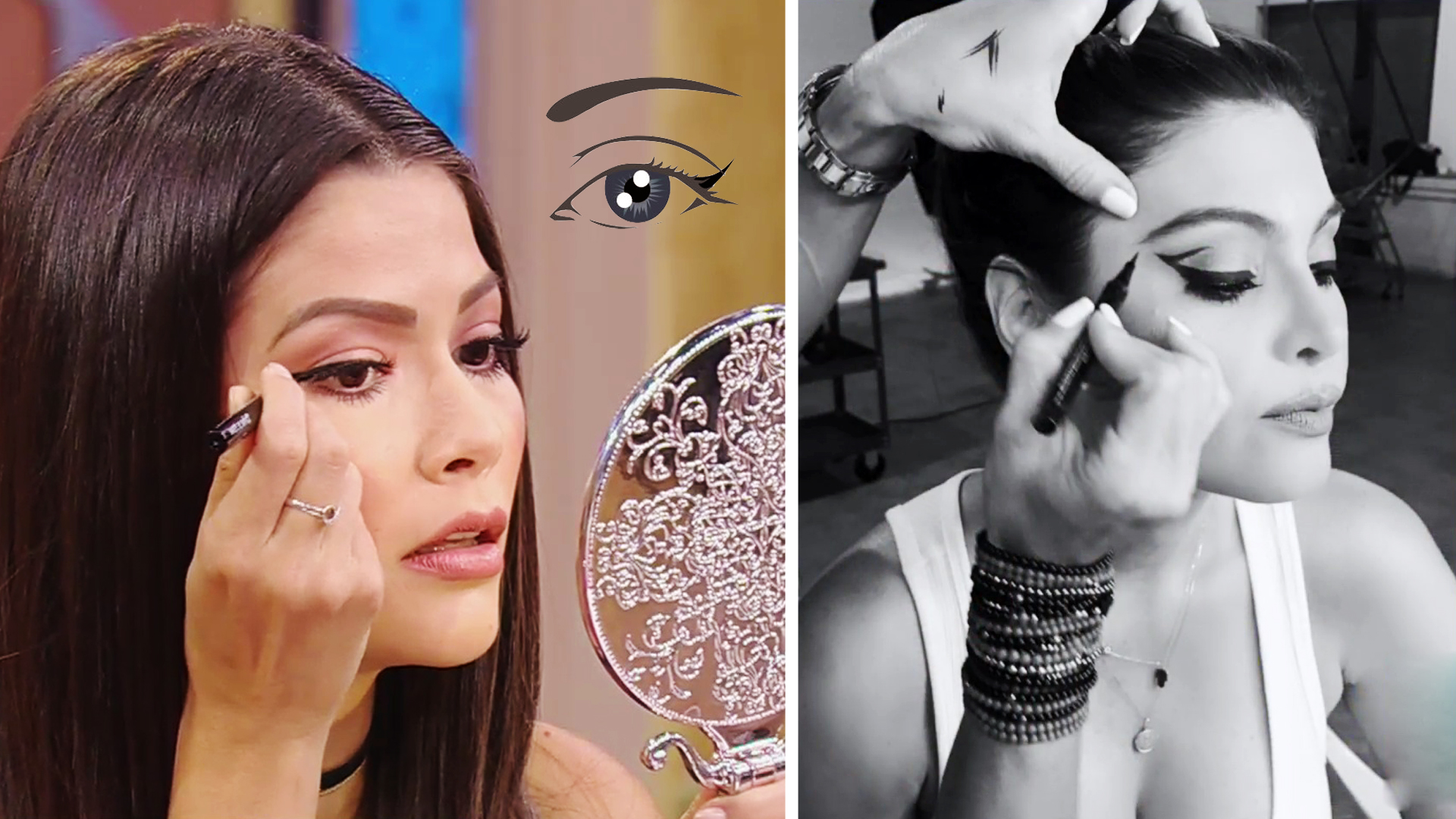 Ana Patricia aprendió paso a paso el 'delineado de gato', tan de moda ...