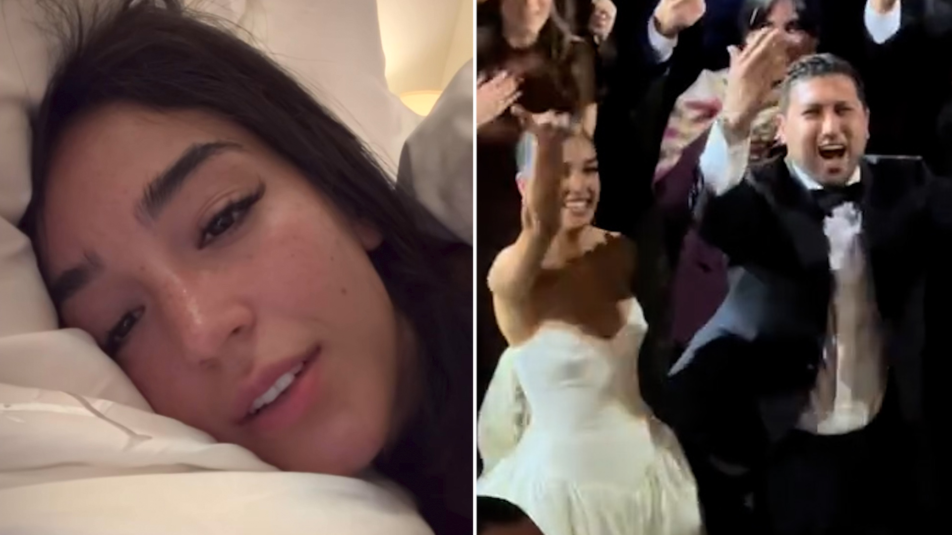 Alejandra Capetillo y su esposo reaparecen tras su boda: ella está en cama y con “fiebre” y dice ...
