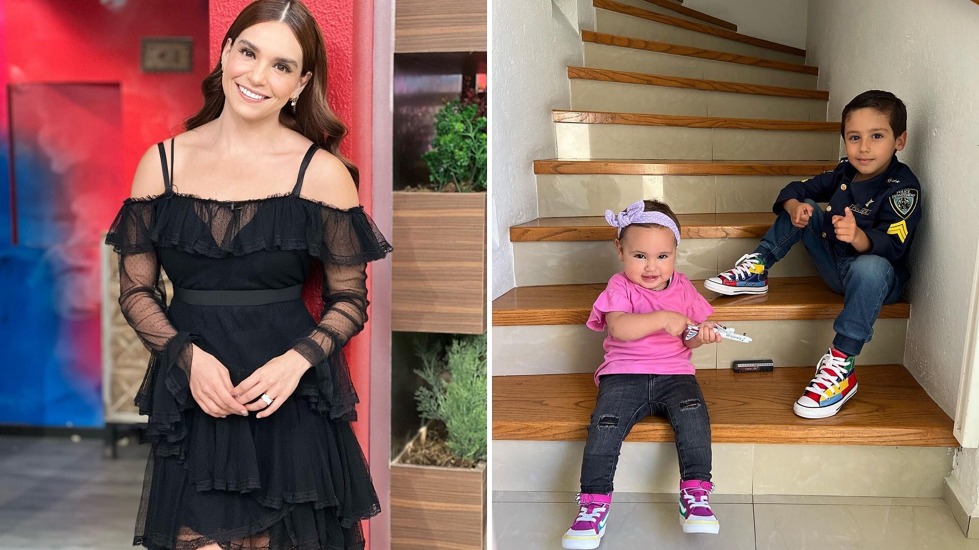 Tania Rincón compartió tierno momento jugando con sus hijos | Shows ...