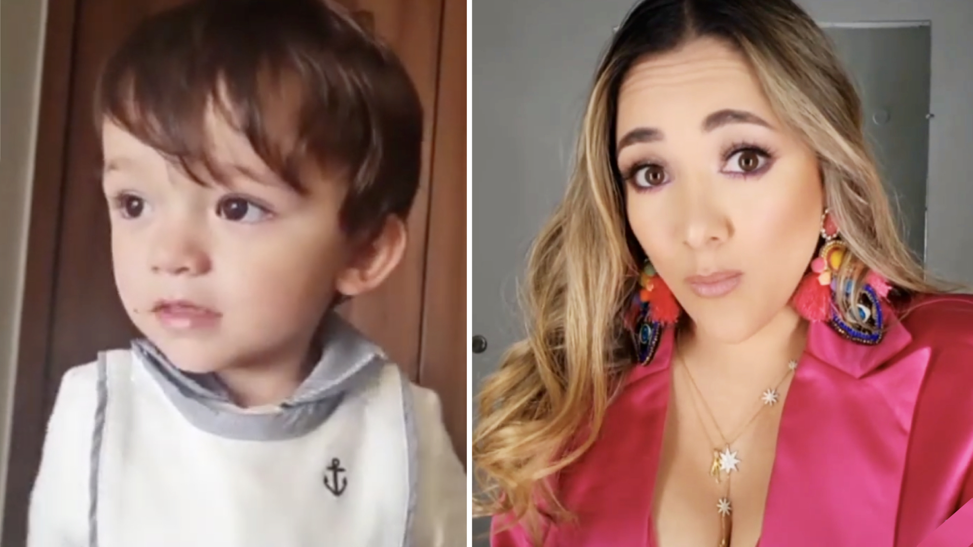 Con menos de 2 años, el hijo de Sherlyn ya entró a la escuela y no ...