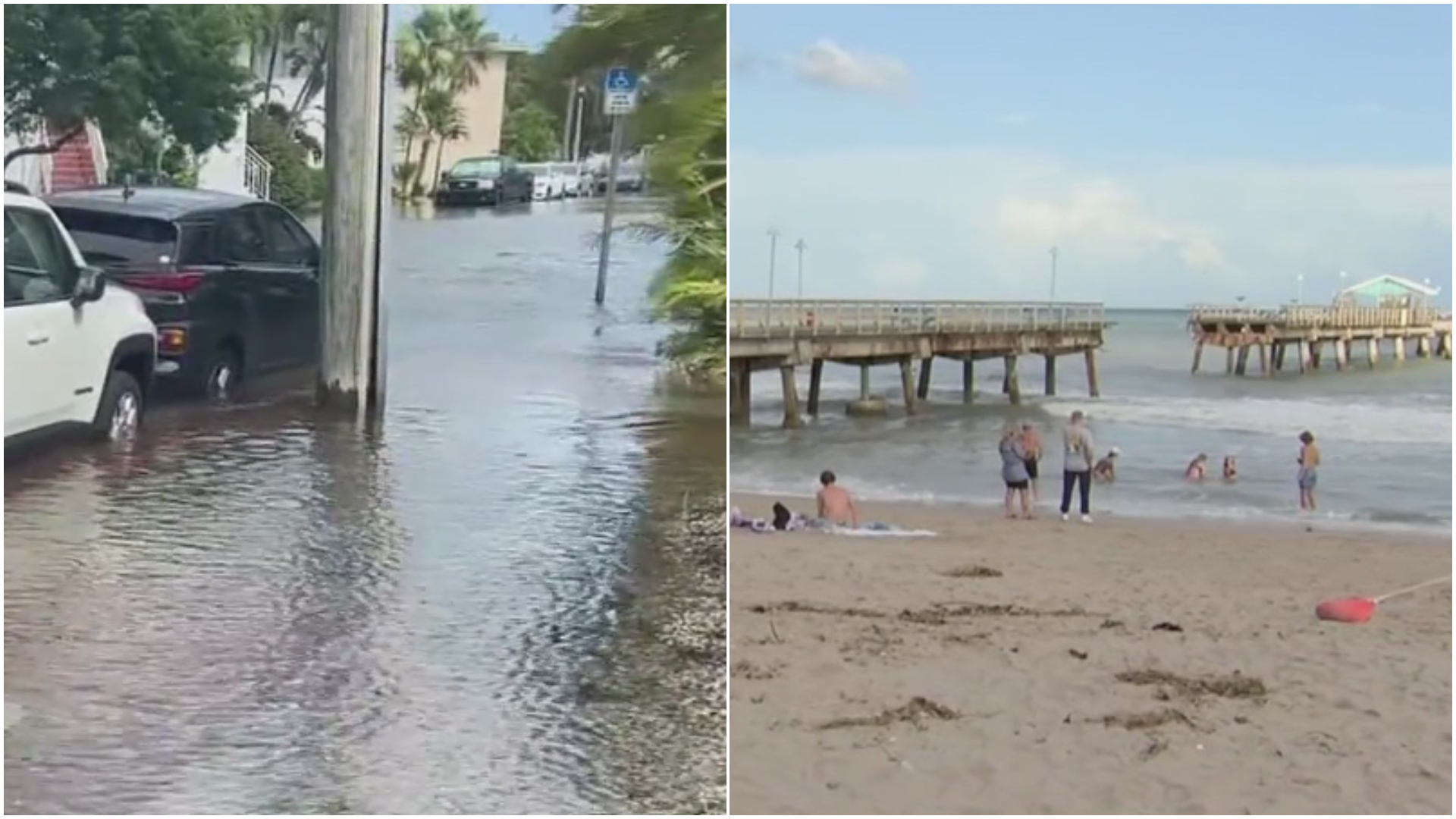 Marejada ciclónica por Nicole y marea del rey causan estragos en el sur ...