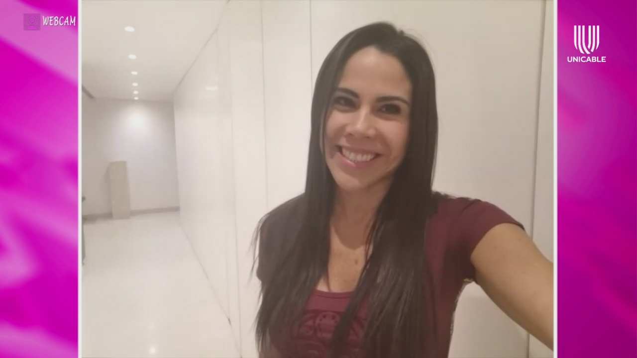 Durante esta cuarentena, Paola Rojas informa desde casa con su mejor equipo, sus hijos Paulo y ...