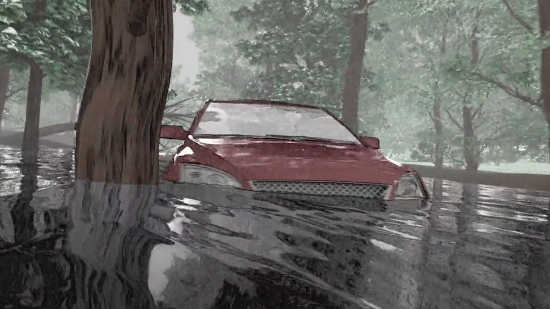 Esto es lo que puede pasar si atraviesas una inundación en tu auto ...