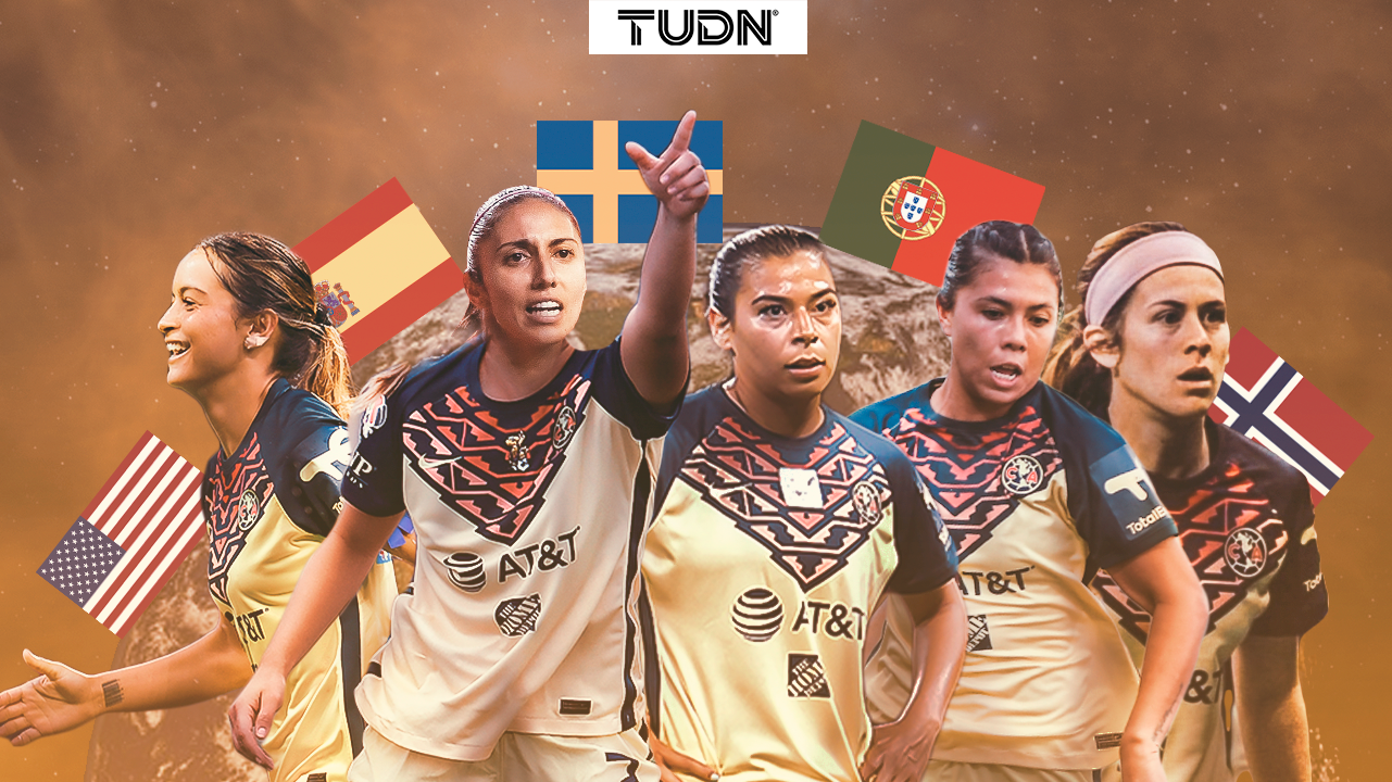 América Femenil tiene 11 de 24 jugadoras con experiencia internacional ...