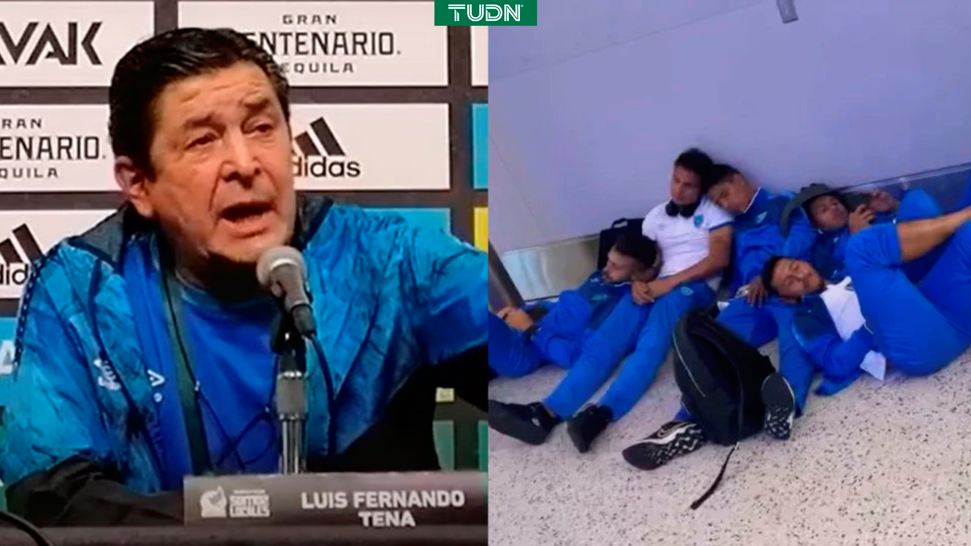 Luis Fernando Tena cuenta la travesía de Guatemala en aeropuerto de ...