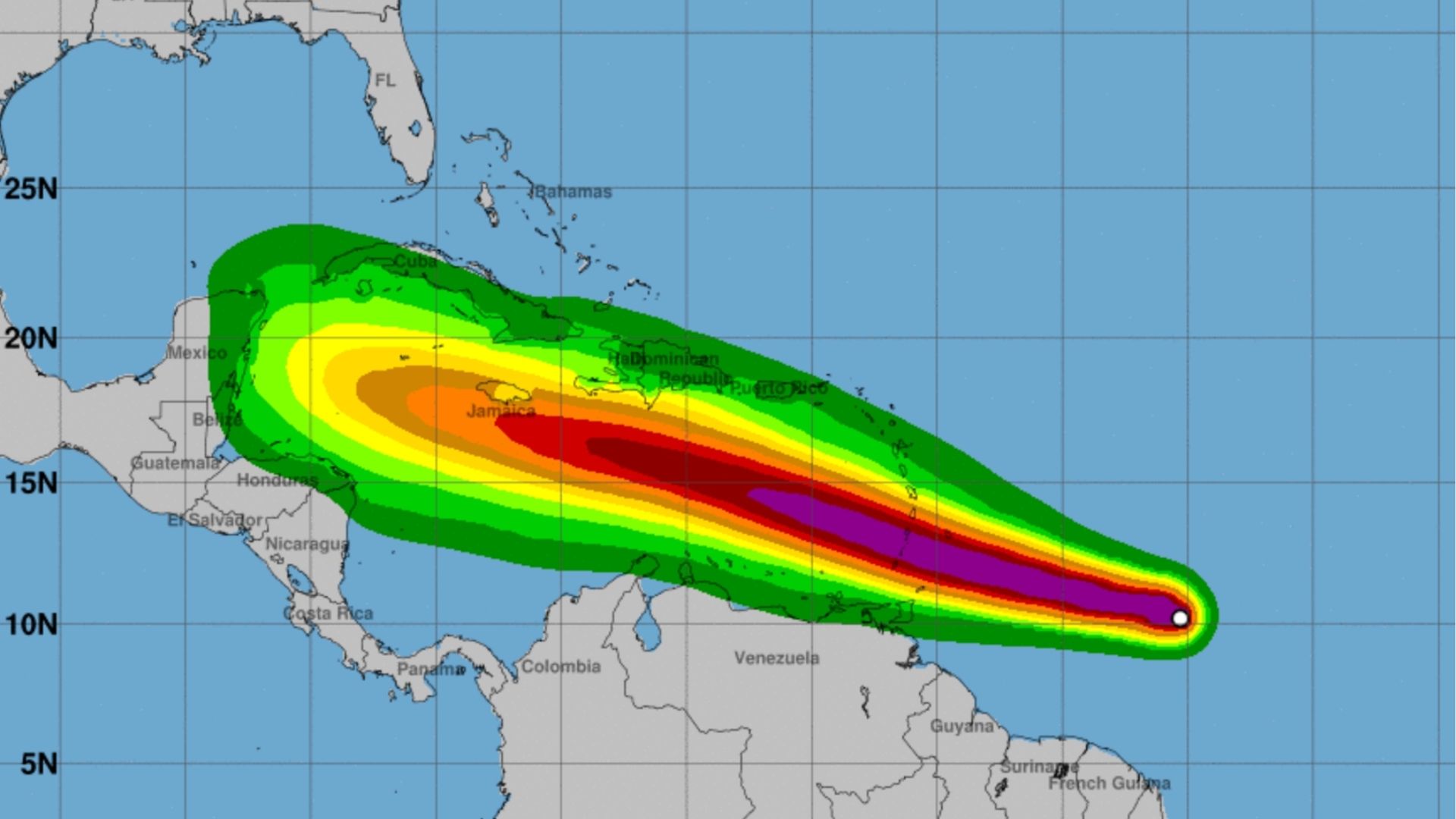 Beryl se adentra en el Caribe como huracán: este es el pronóstico para ...