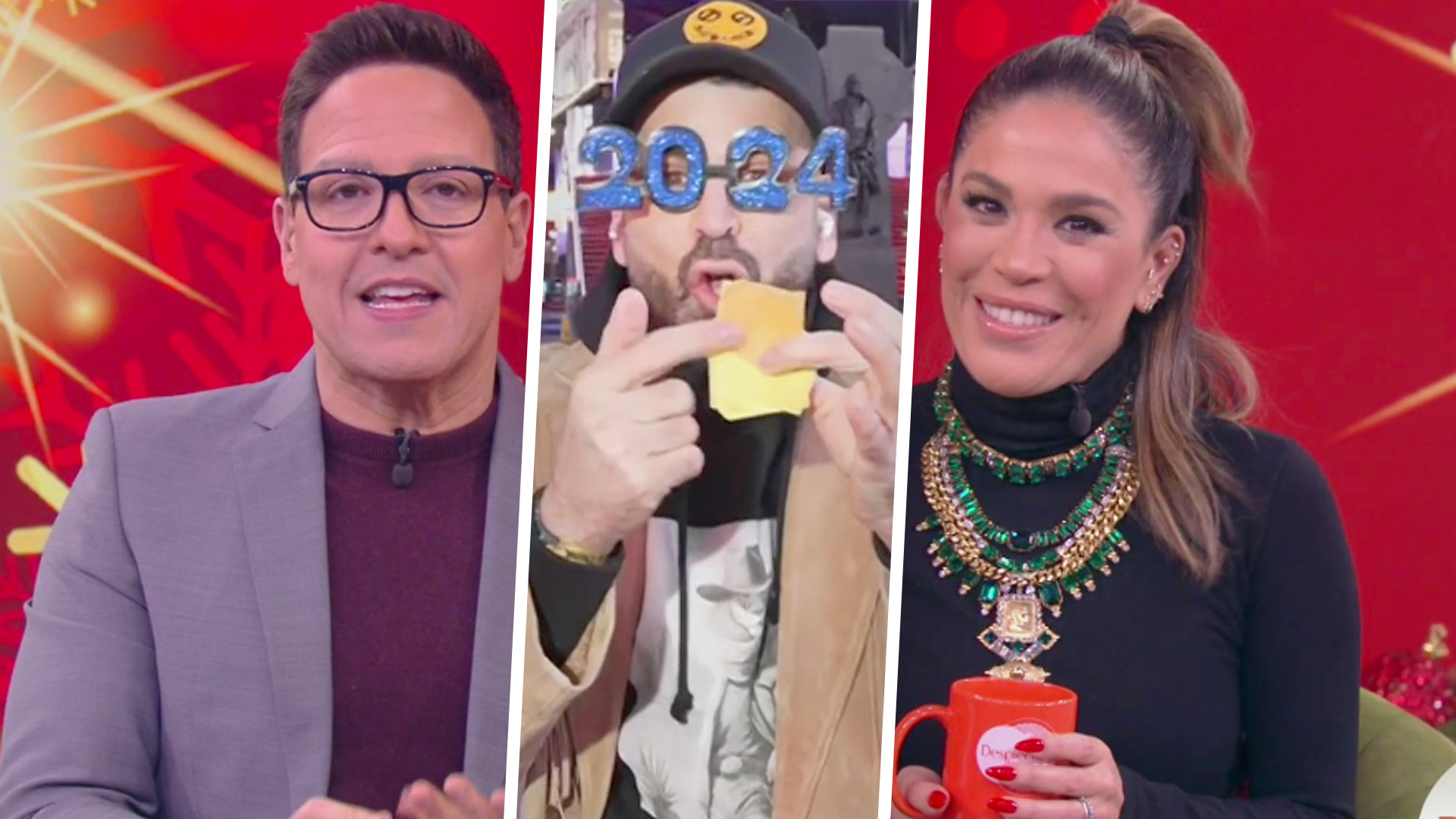 Jomari Goyso anotó los deseos de Raúl, Karla y Francisca para colocarlos en el muro de Times ...