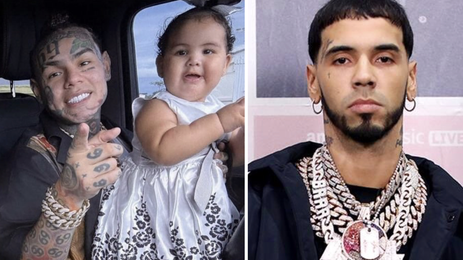 Tekashi mostró que está feliz con Cattleya, la hija de Yailin y Anuel ...