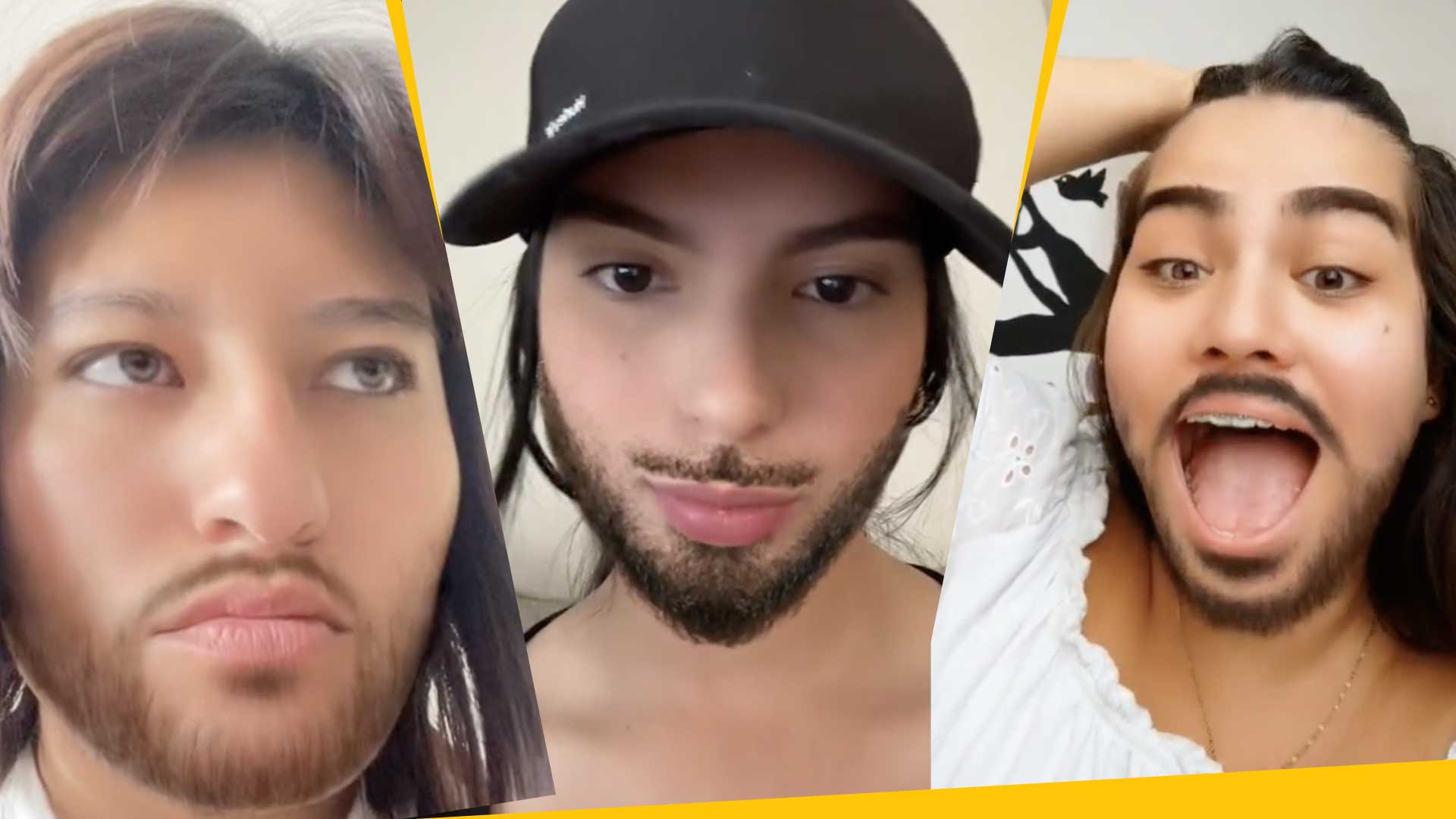 Mujeres muestran cómo se verían con barba: algunas son igualitas a su ...