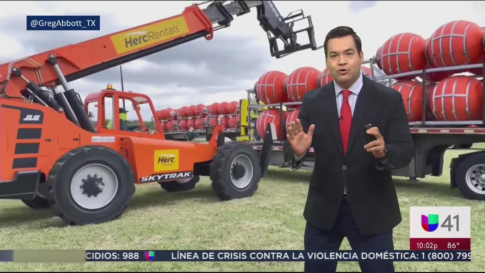 Así es como sería el nuevo 'muro flotante' fronterizo de Greg Abbott en ...