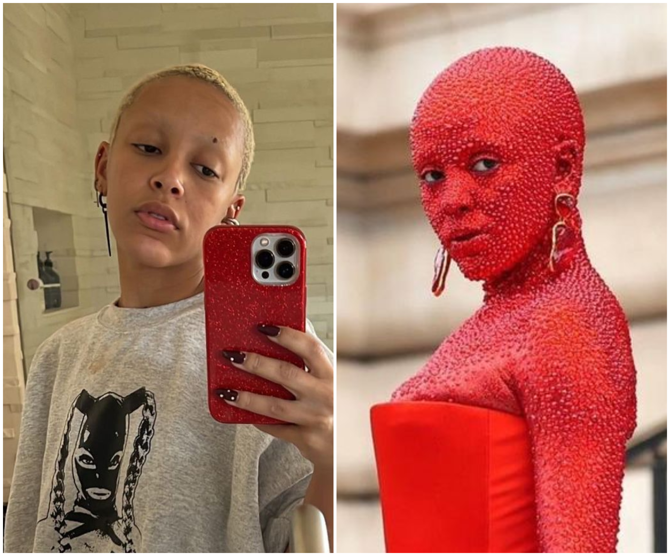 Doja Cat se transforma con look rojo ¡cubierto de 30 mil cristales ...