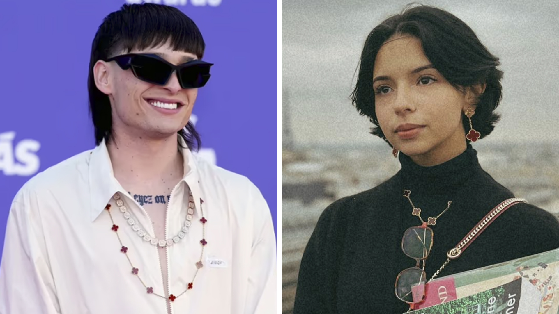 Ángela Aguilar y Peso Pluma comparten una lujosa pieza de joyería que ...