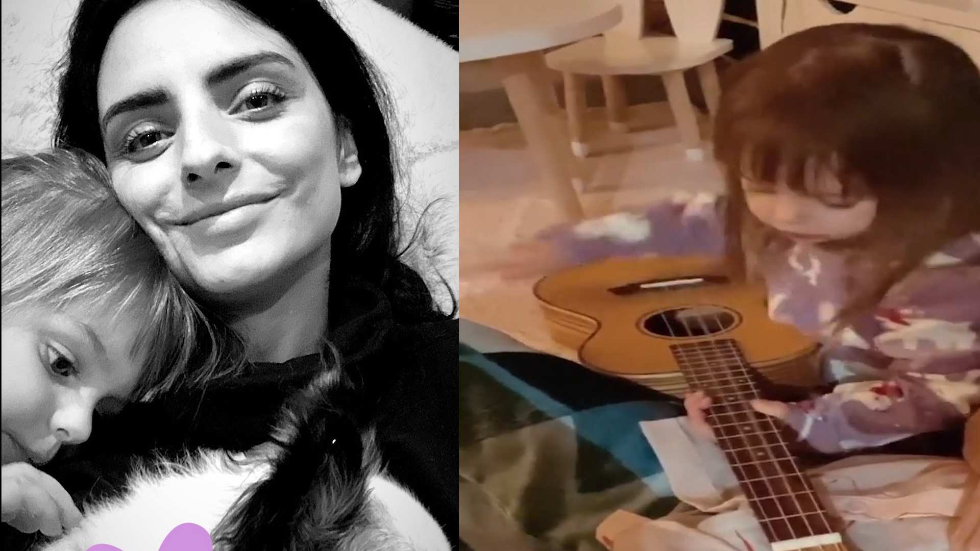 Kailani toca la guitarra como toda una profesional: “Va a ser rockera ...