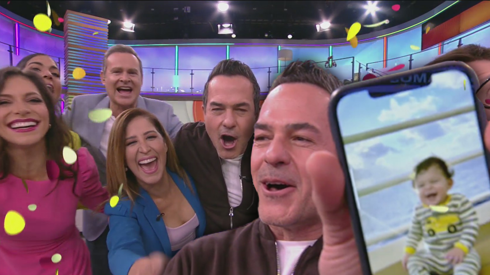 Carlos Calderón celebró bailando el primer cumpleaños de su baby León ...