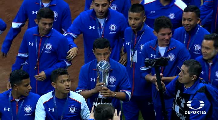 Cruz Azul Sub 15 levanta el título en el Azteca | Deportes Más Deportes ...