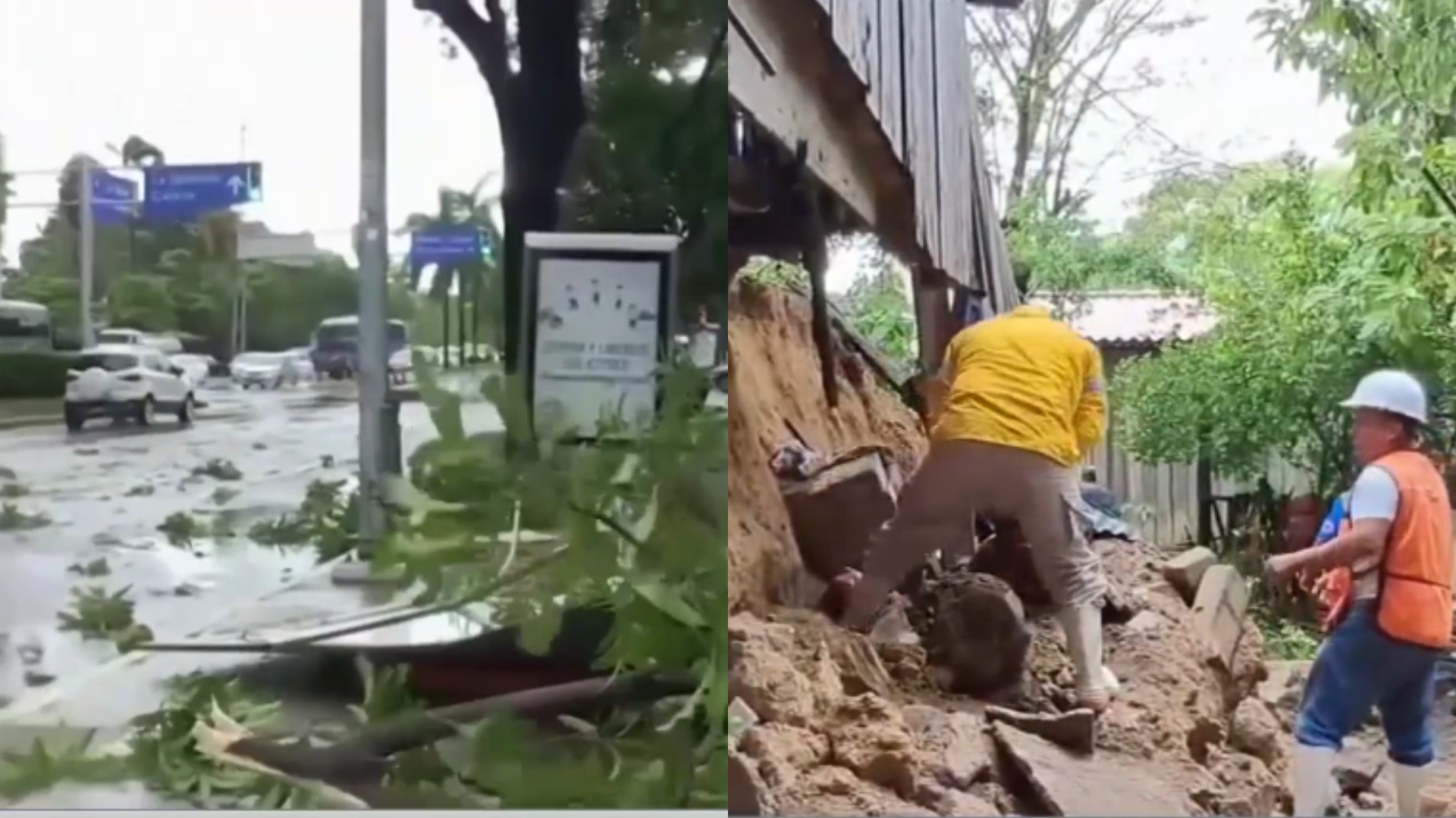 Huracán Key en México deja árboles caídos, casas sin techo y al menos ...