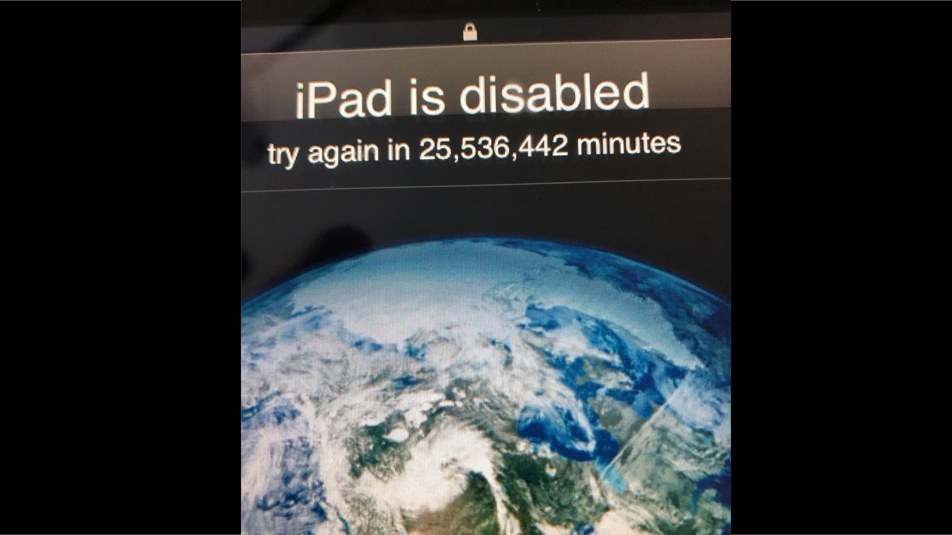 Termina con su iPad bloqueado por casi medio siglo por las travesuras ...