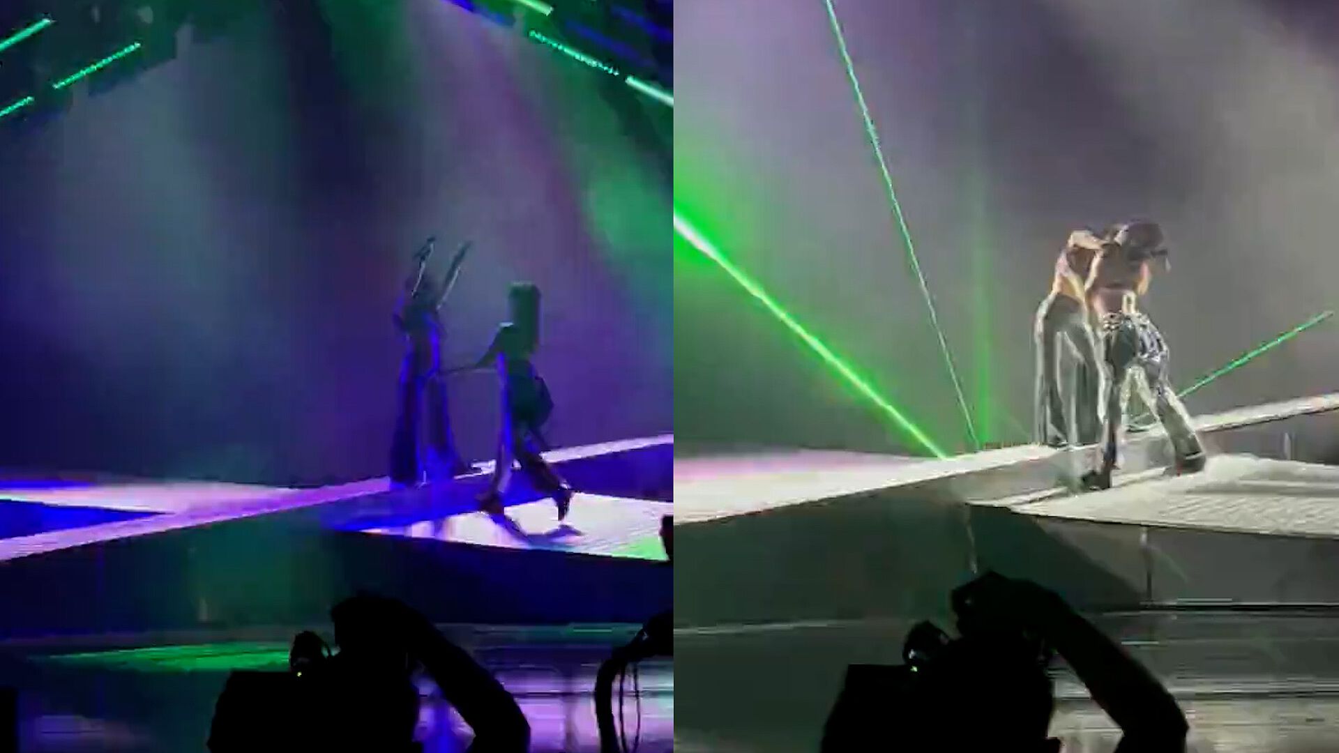 Danna Paola besa a su bailarina en la boca y shockea al Auditorio Nacional | Shows Telehit ...